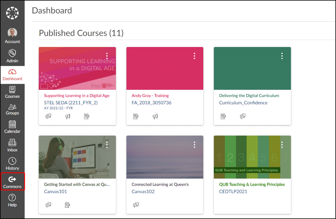Canvas VLE Templates - Queen's DigiHub