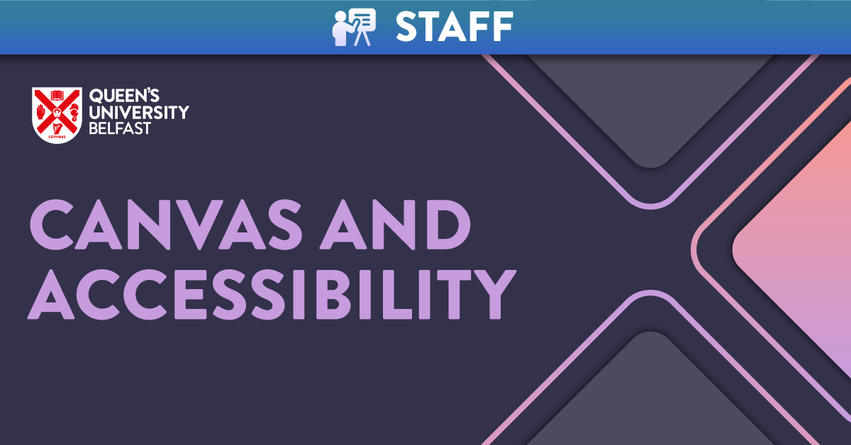 Canvas and Accessibility - Queen's DigiHub