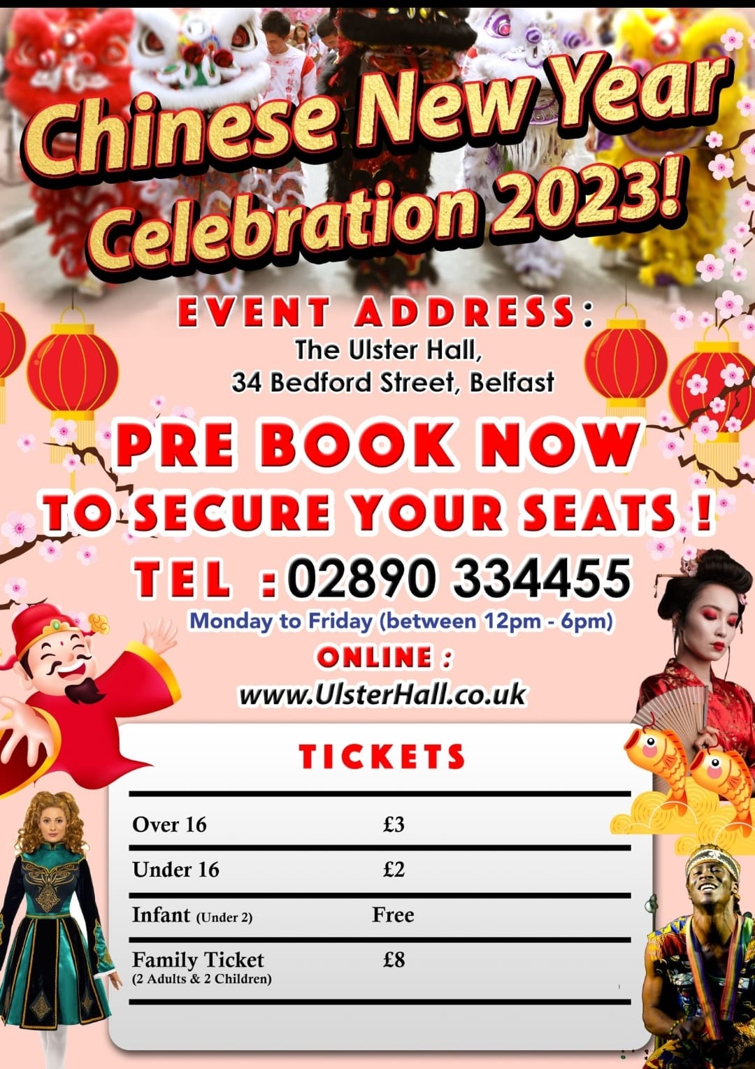 Chinese New Year, Spring Festival, Lion Dance, Dragon Dance, Queen’s ...