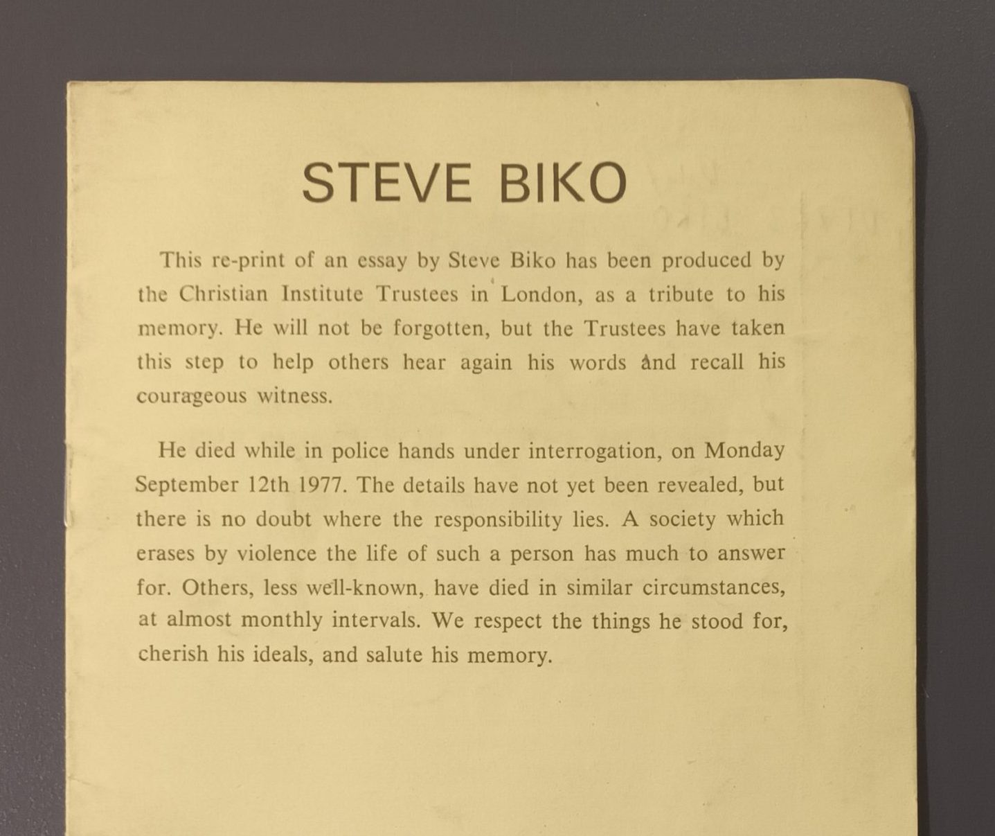 Commemorating Black Histories: Reflections on discovery within Queen’s ...